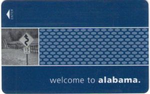 Hotel Key Card: Hampton Inn - Welcome to Alabama - Road sign (Hampton ...
