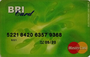 Bank Card: BRI Card (BRI (Indonesia), IndonesiaCol:ID-MC-0056.09