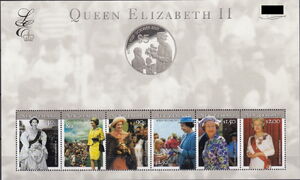 Stamp: QEII Royal Visits Limited Edition S/S (New Zealand(Queen ...