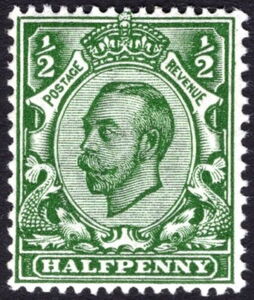 Stamp: King George V (United Kingdom of Great Britain & Northern ...