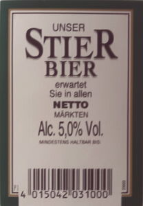 Drink Label: Stier Premium Bier (Darguner Brauerei, Germany, Federal ...
