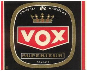 Drink Label: Vox Superrieur (De Posthoorn, NetherlandsCol:NL-BEER-038546