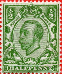 Stamp: King George V (United Kingdom of Great Britain & Northern ...