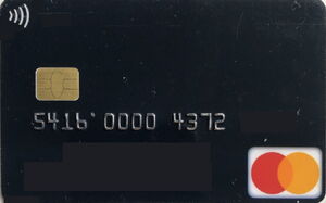 Bank Card: Black MC (Bank Saint Petersburg, RussiaCol:RU-MC-3213