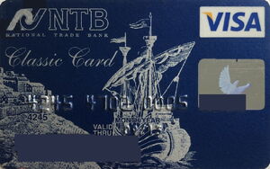 Bank Card: NTB. Sailing Ship (National Trade Bank, RussiaCol:RU-VI-2743