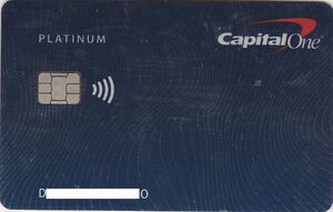 Bank Card: Capital One Platinum (Capital One, United States of ...