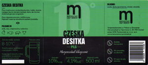 Drink Label: Czeska Desitka (Browar Maryensztadt, PolandCol:PL-BEER-012075