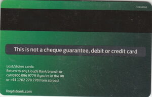Bank Card: Authentication Card Online for Business (Lloyds TSB, United ...