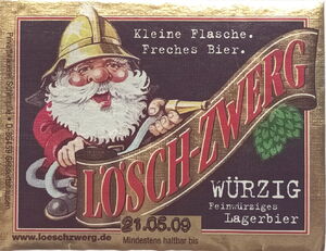 Drink Label: Losch-Zwerg Wurzig (Brauerei Schimpfle GmbH & Co. KG, Germany, Federal RepublicCol ...