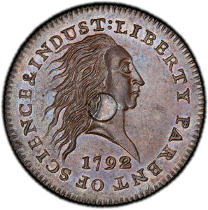Moneda: 1 Cent (1792 1C Silver Center Cent Judd-1, Brown (Special ...