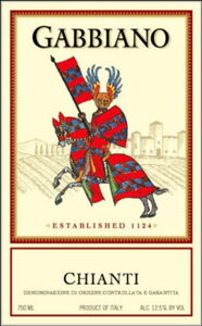 Drink Label: Gabbiano Chianti (Beringer Blass Italia S.R.L., ItalyCol ...