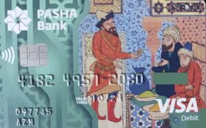 Bank Card: "Nizami" (Pasha Bank, AzerbaijanCol:AZ-VI-0033.03