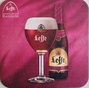 Beer Coaster: Leffe radieuse (AB InBev, Belgium(Leffe - Türkiye) Col:BE ...