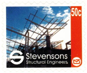 Stamp: Stevensons Stuctural Engineers (New Zealand: Personalized Stamps ...