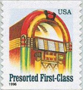 Stamp: Juke Box - Presorted First Class (United States of America ...