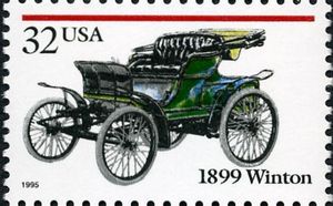 Stamp: Antique Autos:1899 Winton (United States of America(Antique ...