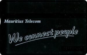 Phonecard: Telecom's Logo - With Line (410A) (Mauritius Telecom ...