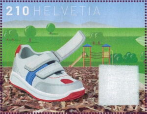 Stamp: Swiss Inventions: Hook and Loop Fastener (SwitzerlandWAD:CH038 ...