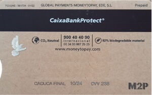 Bank Card: CaixaBank (Caixabank, SpainCol:ES-VI-0970