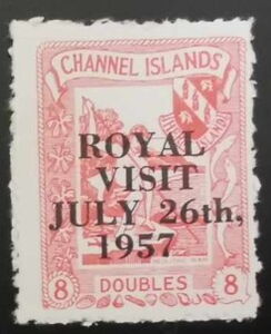 Stamp: Royal Visit 1957 (Herm Island: Cinderella Stamps(Royal Visit ...