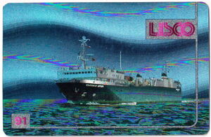 Pocket Calendar: Lisco (Soviet Union, USSR(Ships) Col:SU-1991-Ship-014
