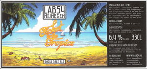 Drink Label: Ticket to the Tropics IPA (Bierbrouwerij Lab54 ...
