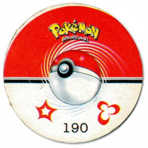 Meal Toy: 180 Flaaffy (Flippo's/Pogs/Tazos, Worldwide(Pokemon Red) Col ...