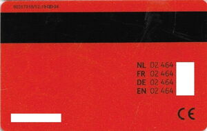 Bank Card: Maestro Bancontact (ING Bank, BelgiumCol:BE-MS-0053.02