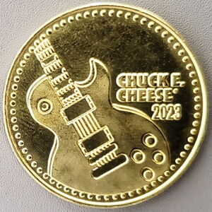 Ficha: Chuck E Cheese's / Chuck E Rocks - 2023 Brass Token (Estados ...