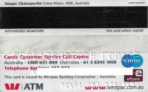 Bank Card: Handycard (Westpac Banking Corporation, AustraliaCol:AU-CR-0004