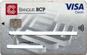 Bank Card: Banque BCP (VISA Classic) (BANQUE BCP (GROUPE BPCE ...