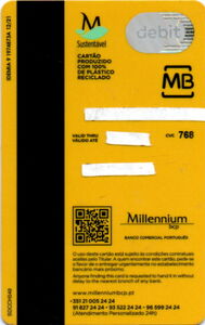 Bank Card: Millennium BCP (MasterCard) (Banco Comercial Portugués ...