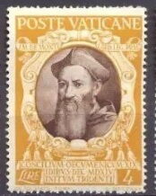 Stamp: Cardinal Giovanni Maria Del Monte (Vatican City(4th Centenary of ...