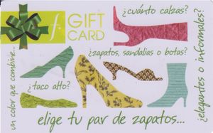 Gift Card: Calzado Mujer (Falabella, Chile(Cinta Verde) Col:CL-F-030 💳
