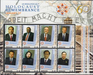 Stamp: United Nations diplomats and delegates (Grenada(International ...