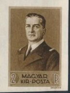 Stamp: Admiral Miklós Horthy (1868-1957) regent (Hungary(Miklós Horthy ...