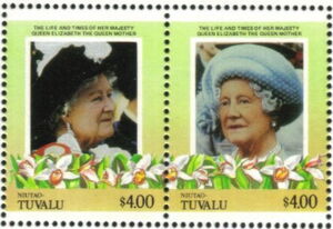 Stamp: Queen Mother (Tuvalu, Niutao(Island NIUTAO - Queen Mother) Mi:TV ...
