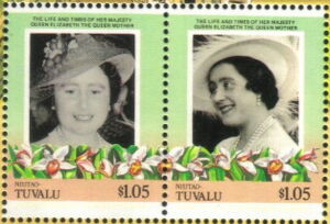 Stamp: Feathered (Tuvalu, Niutao(Island NIUTAO - Queen Mother) Mi:TV ...