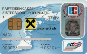 Bank Card: Meine ec-Karte (Raiffeisenkasse Zistersdorf-Duernkrut ...