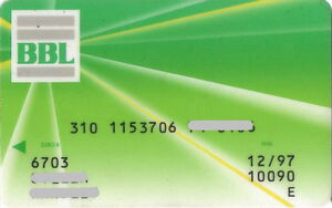 Bank Card: Bbl (BBL (Bank Brussel Lambert), BelgiumCol:BE-GM-0071