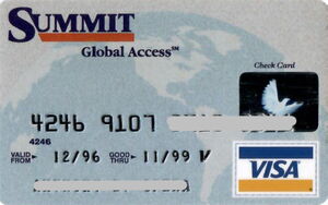 Bank Card: NYCE - Summit Global Access (NYCE Payments Network, United ...