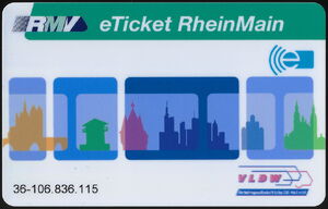 Ticket de transporte: RMV eTicket RheinMain VLDW (design 3 standard ...