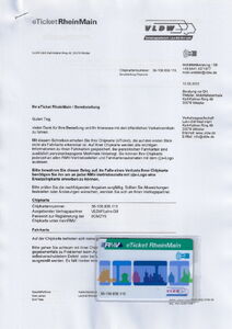 Ticket de transporte: RMV eTicket RheinMain VLDW (design 3 standard ...