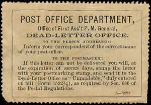 Stamp: Post Office Department - 5-3282 (United States of America(Dead ...