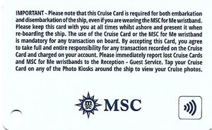 Tarjeta de hotel: MSC World Europa (MSC Crociere (Shipping company ...