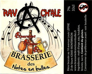 Drink Label: Ravach'Ale (Brasserie des Notes en Bulles, FranceCol:FR ...