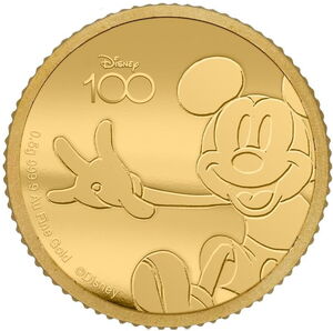 Coin: 10 Dollars (Disney 100 Years of Wonder - Mickey Mouse) (Solomon ...