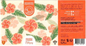 Drink Label: Prima Hibiscus (Brasserie Dieppoise, FranceCol:FR-BEER-007592