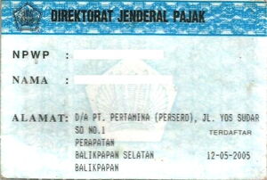 Functional Card: NPWP - Direktorat Jenderal Pajak (Organizations ...