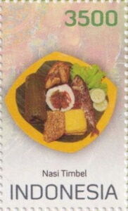 Stamp: Nasi Timbel (Indonesia(Taipei '23 International Philatelic ...